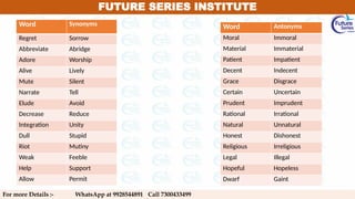 Synonyms_n_antonyms.pptxhajjwgsagszbsisnis | PPT