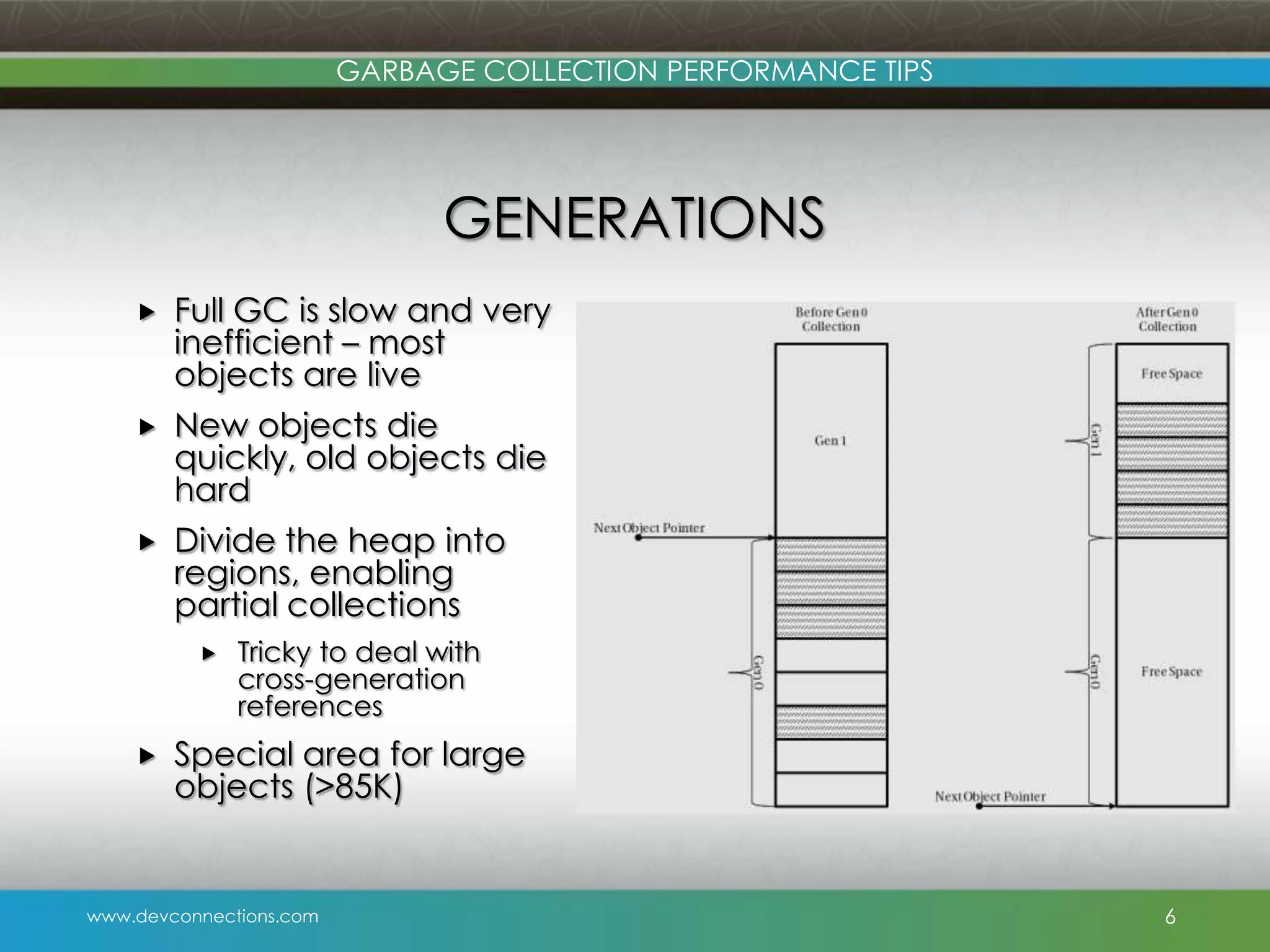.NET Garbage Collection Performance Tips | PPTX