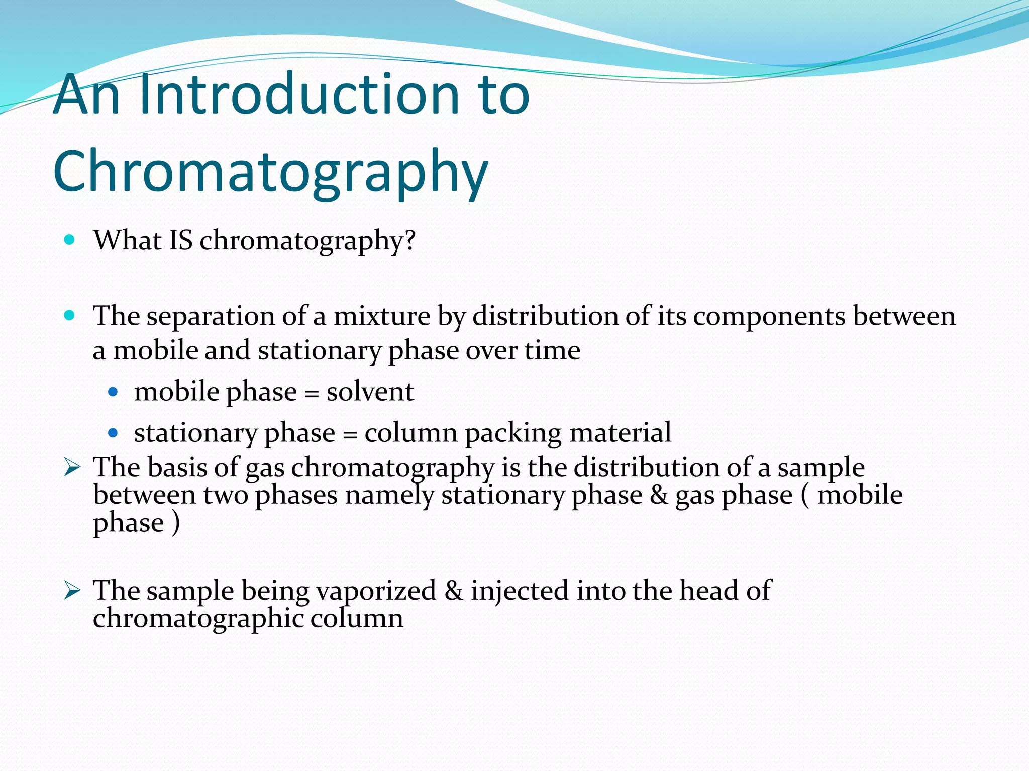 Gas chromatograph analyzer | PPTX