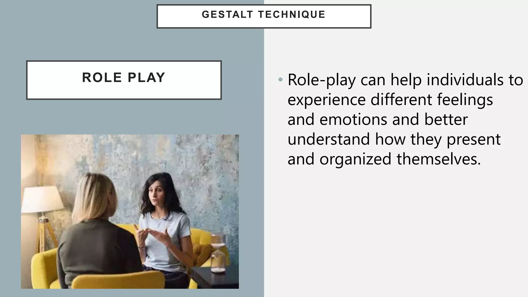 gestalt therapy | PPTX