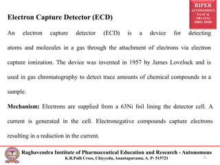 Detectors in Gas Chromatography | PPTX
