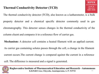 Detectors in Gas Chromatography | PPTX