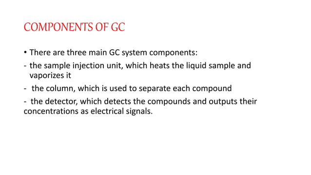 GC.pptx | Chemistry | Science