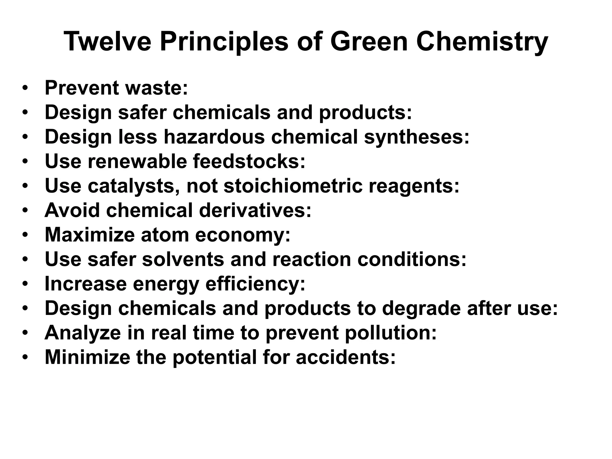 green chemistry, clean sustainable environment.ppt | Environmental ...