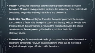 Gas Chromatography Presentation (GC) | PDF