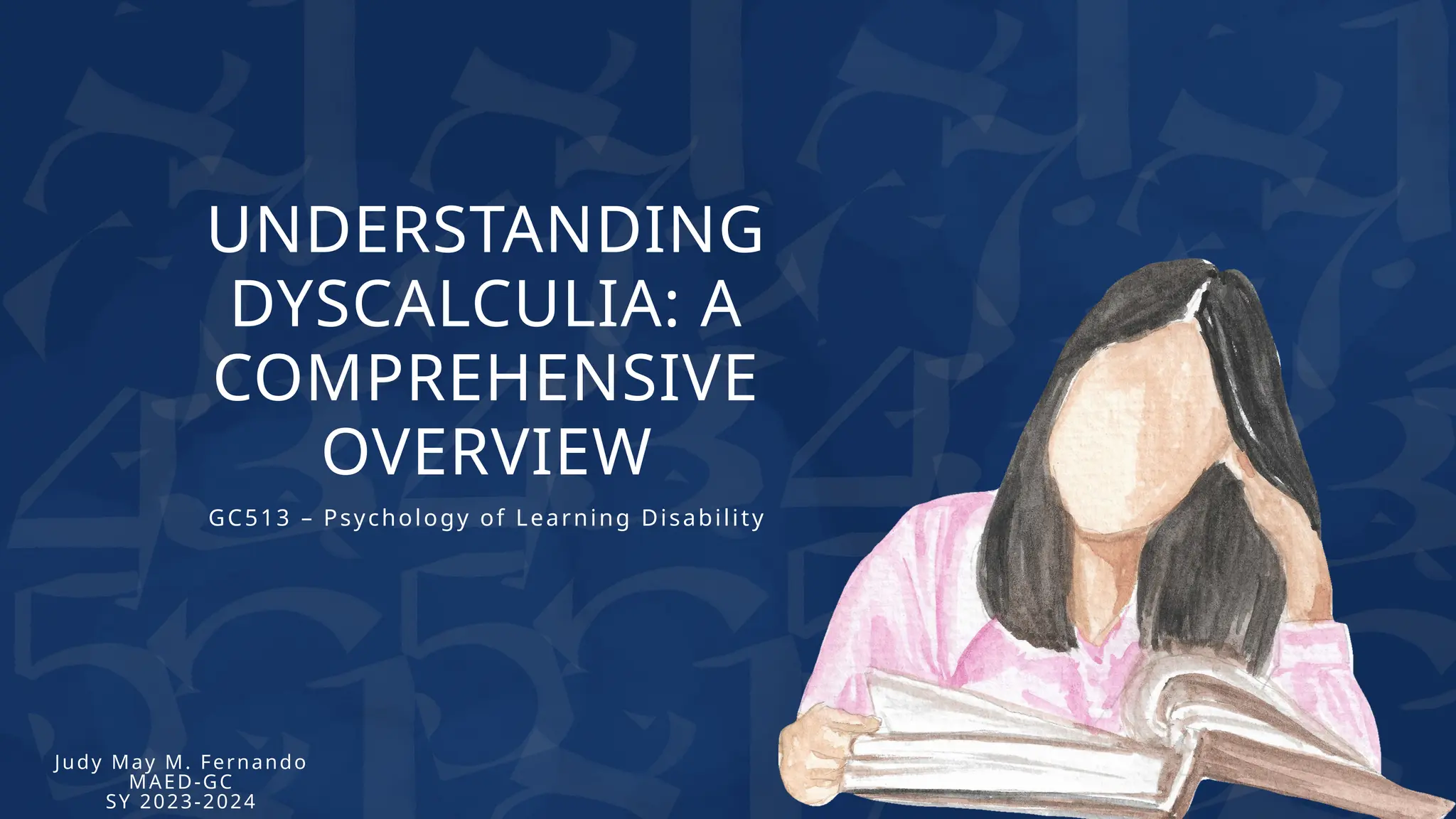 Psychology of Learning Disability - Dyscalculia. | PPTX