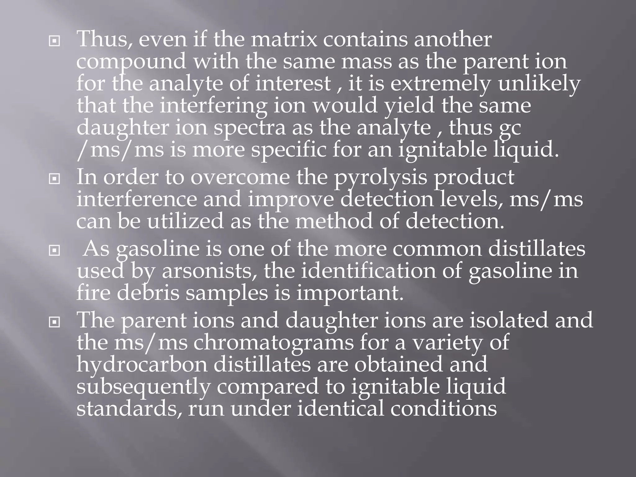 Gas Chromatography Mass Spectometry Pptx