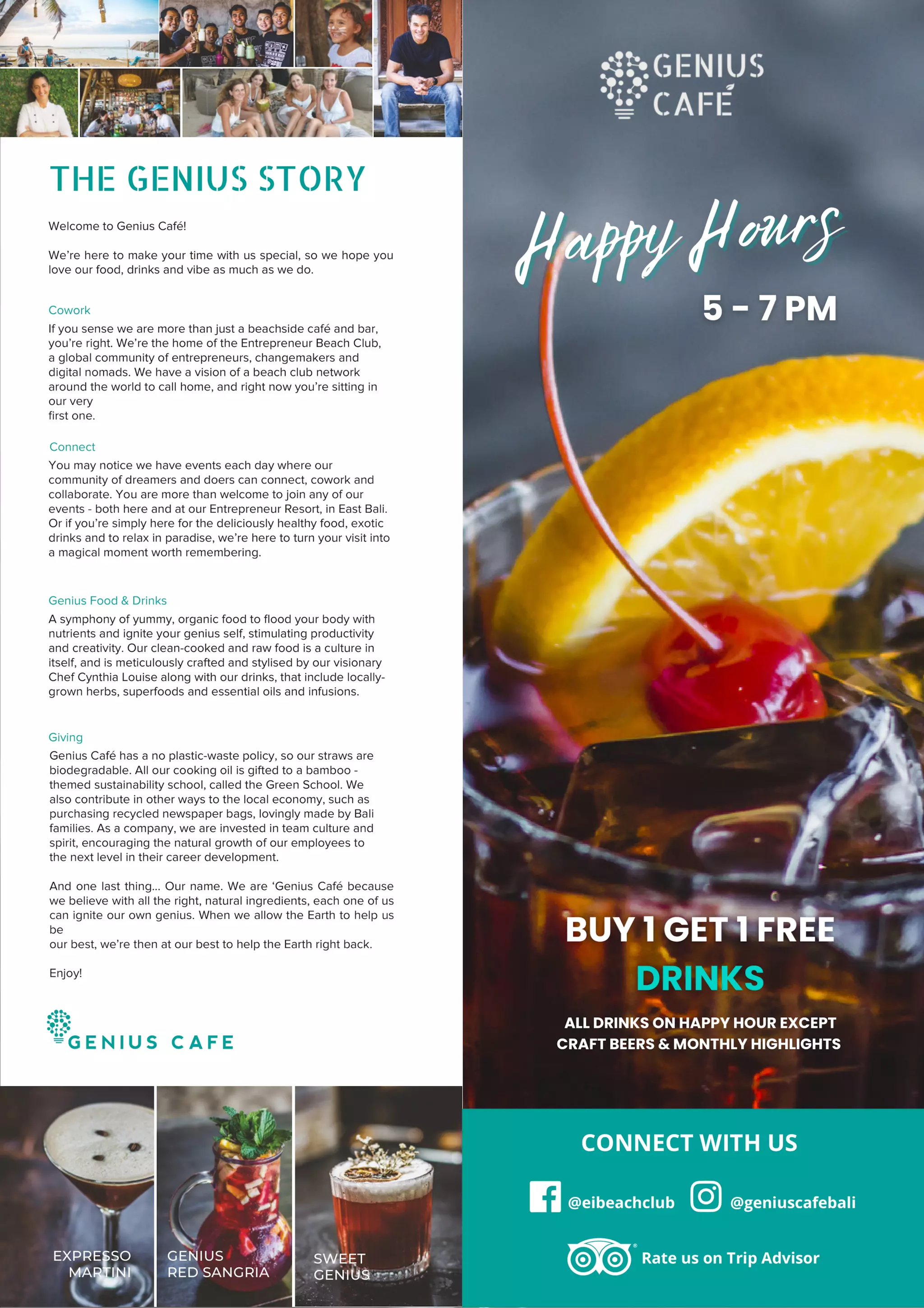 Genius Cafe Sanur Drinks - 2022 | PDF