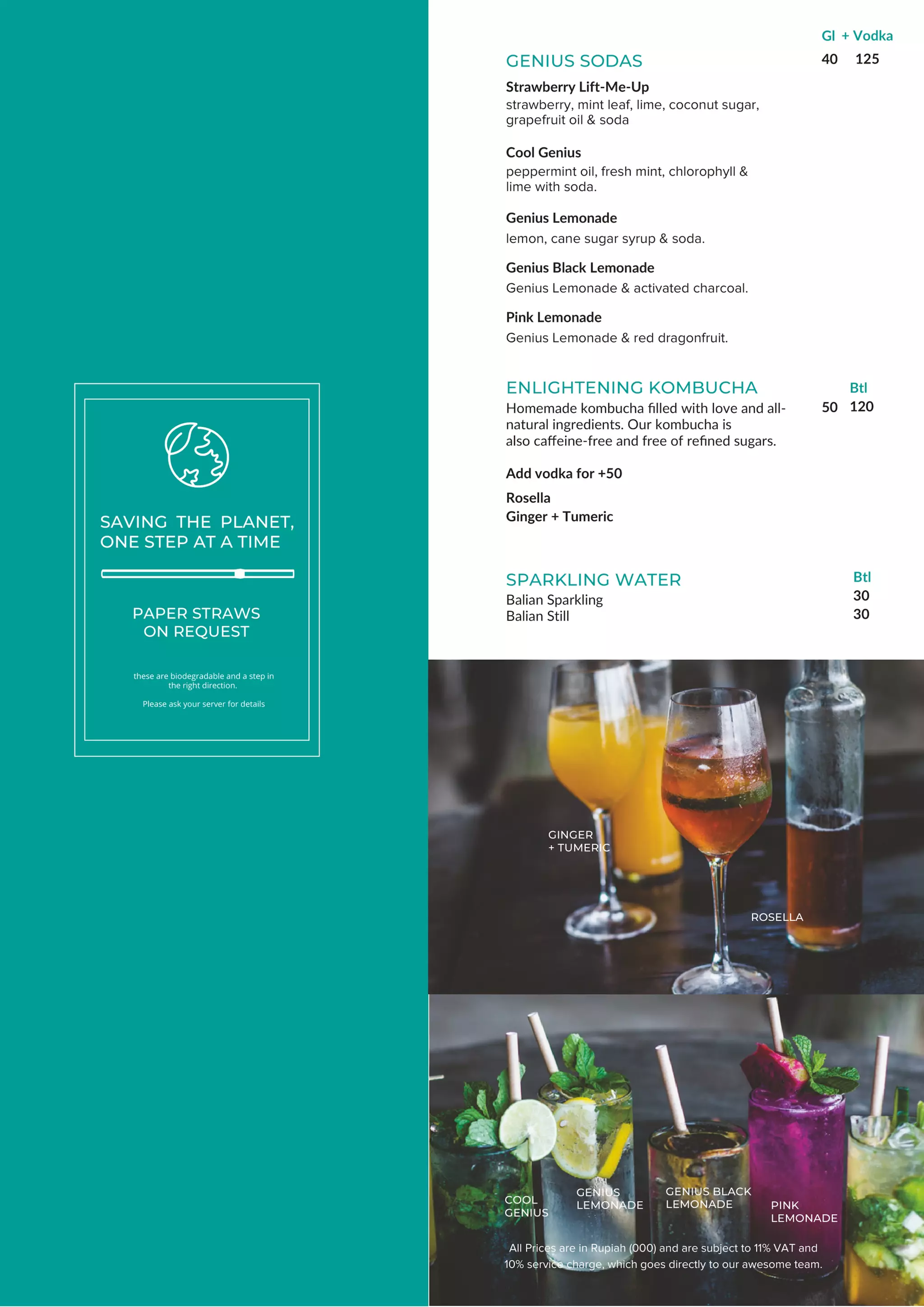 Genius Cafe Sanur Drinks - 2022 | PDF