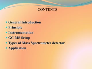 Hyphenated GC-MS | PPTX | Chemistry | Science