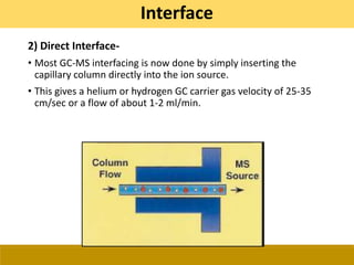 Gas Chromatography and Mass Spectroscopy | PPTX