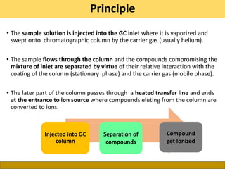 Gas Chromatography and Mass Spectroscopy | PPTX