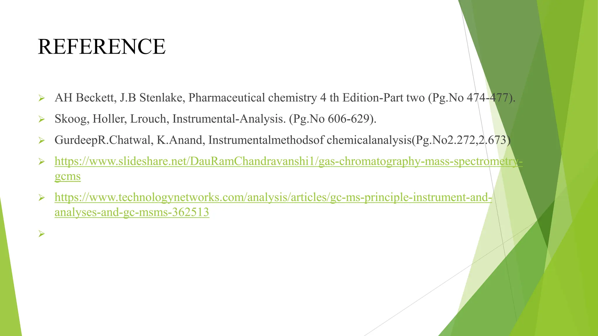 GC-MS.-principle, instrumentation,working,Application . | PPTX