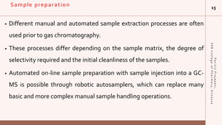 GC-MS (Gas chromatography–mass spectrometry ) | PDF