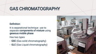 GC-MS.explain the gas chromatography and mass spectrometry | PPT