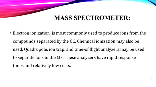GC-MS | PPTX | Chemistry | Science