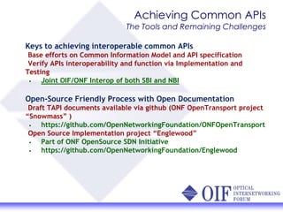 SDN Framework and APIs | PDF