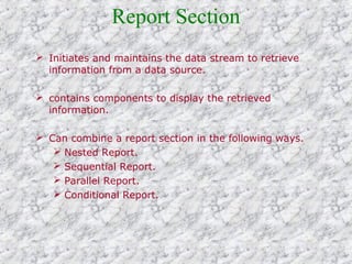 Actuate BIRT - sections | PPT