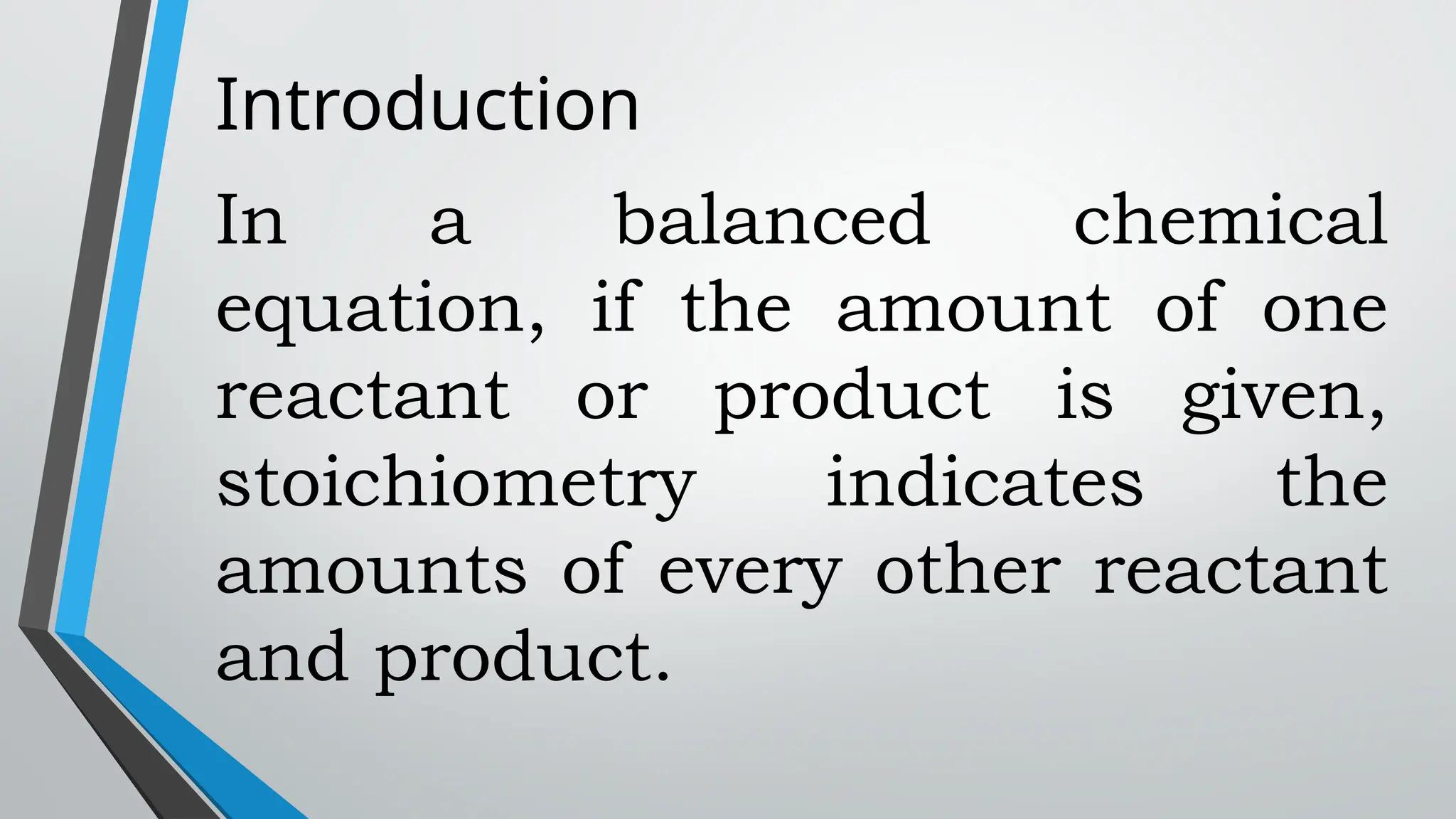General Chemistry 1 Reaction Stoichiometry | PPTX