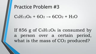 General Chemistry 1 Reaction Stoichiometry | PPTX