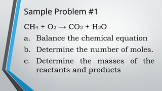 General Chemistry 1 Reaction Stoichiometry | PPTX
