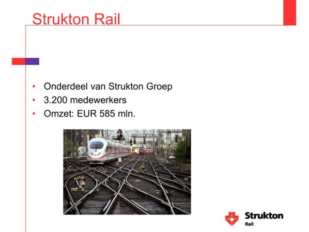 Gebruik van GIS in bedrijfsprocessen, Strukton Rail | PPT