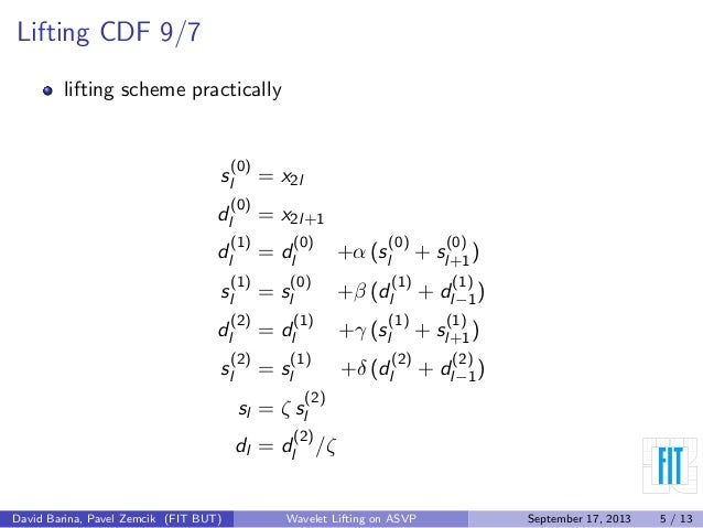 Wavelet Lifting on Application Specific Vector Processor