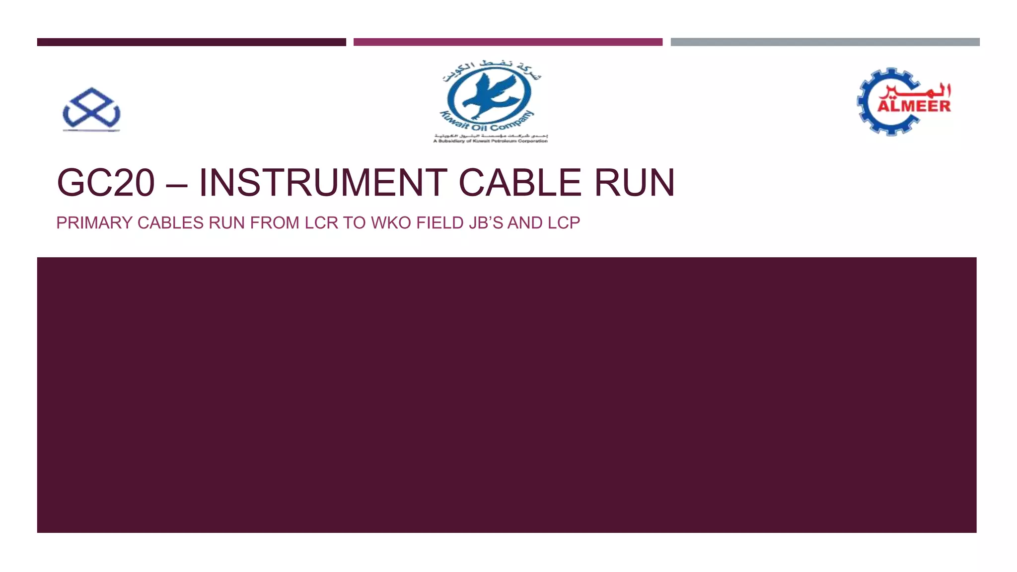 INSTRUMENT CABLE RUN.pptx