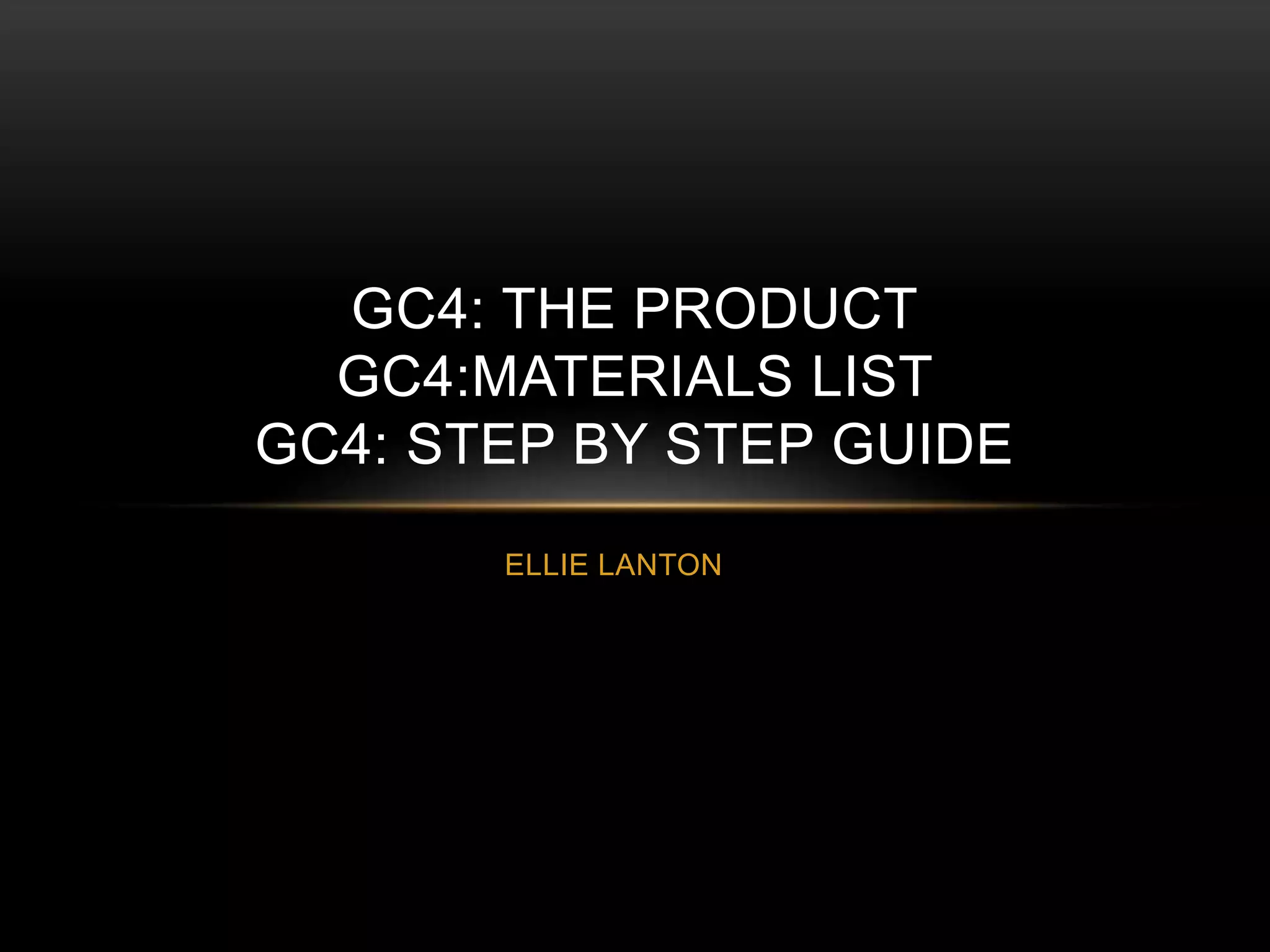 Gc4 | PPT