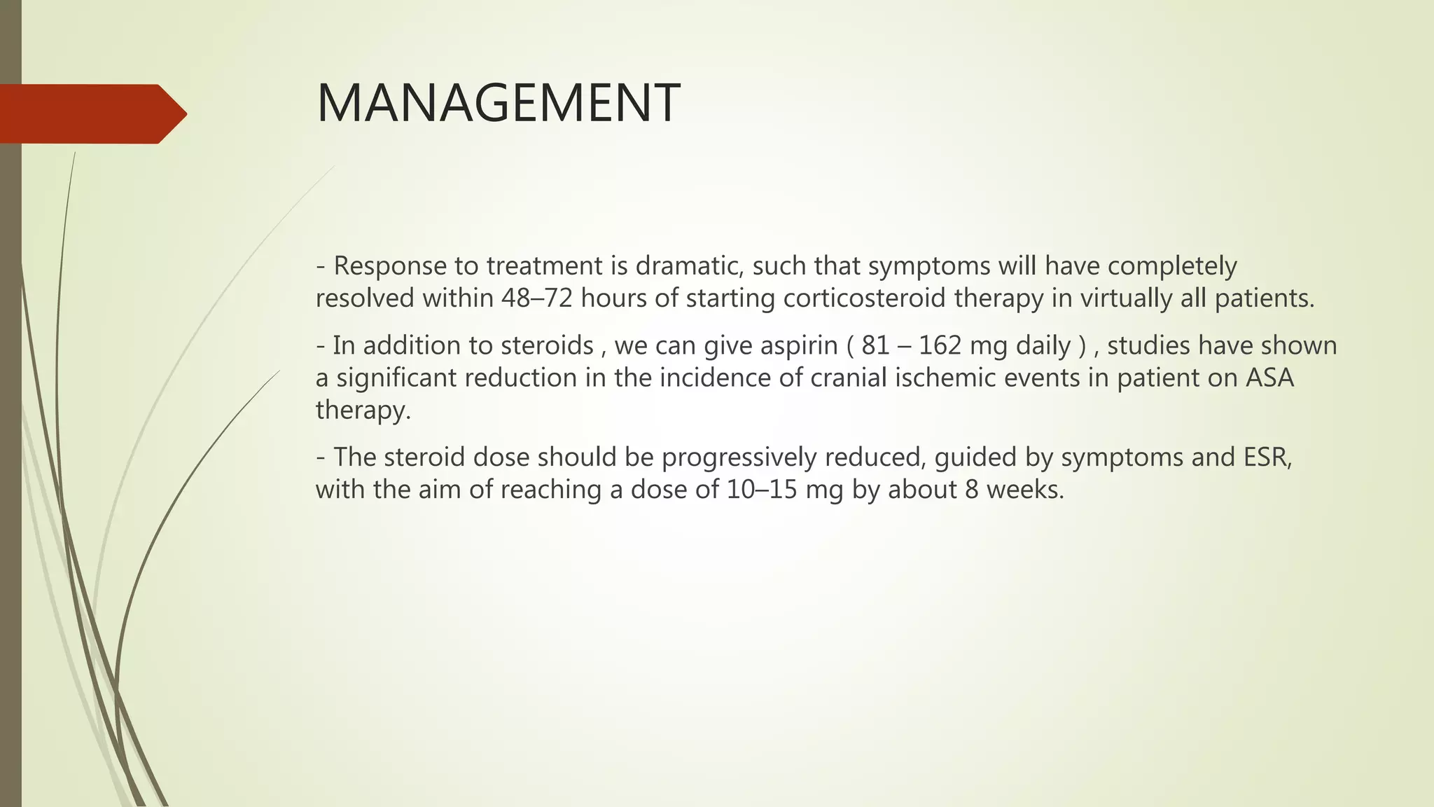 GCA | PPTX | Diseases and Conditions | Medical Health
