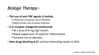 Gaint cell arteritiis (GCA) | PPTX