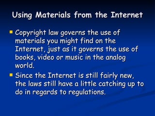 Gcain's copyright ppt | PPT