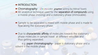 Gas chromatography and Gas- Liquid chromatography | PPTX