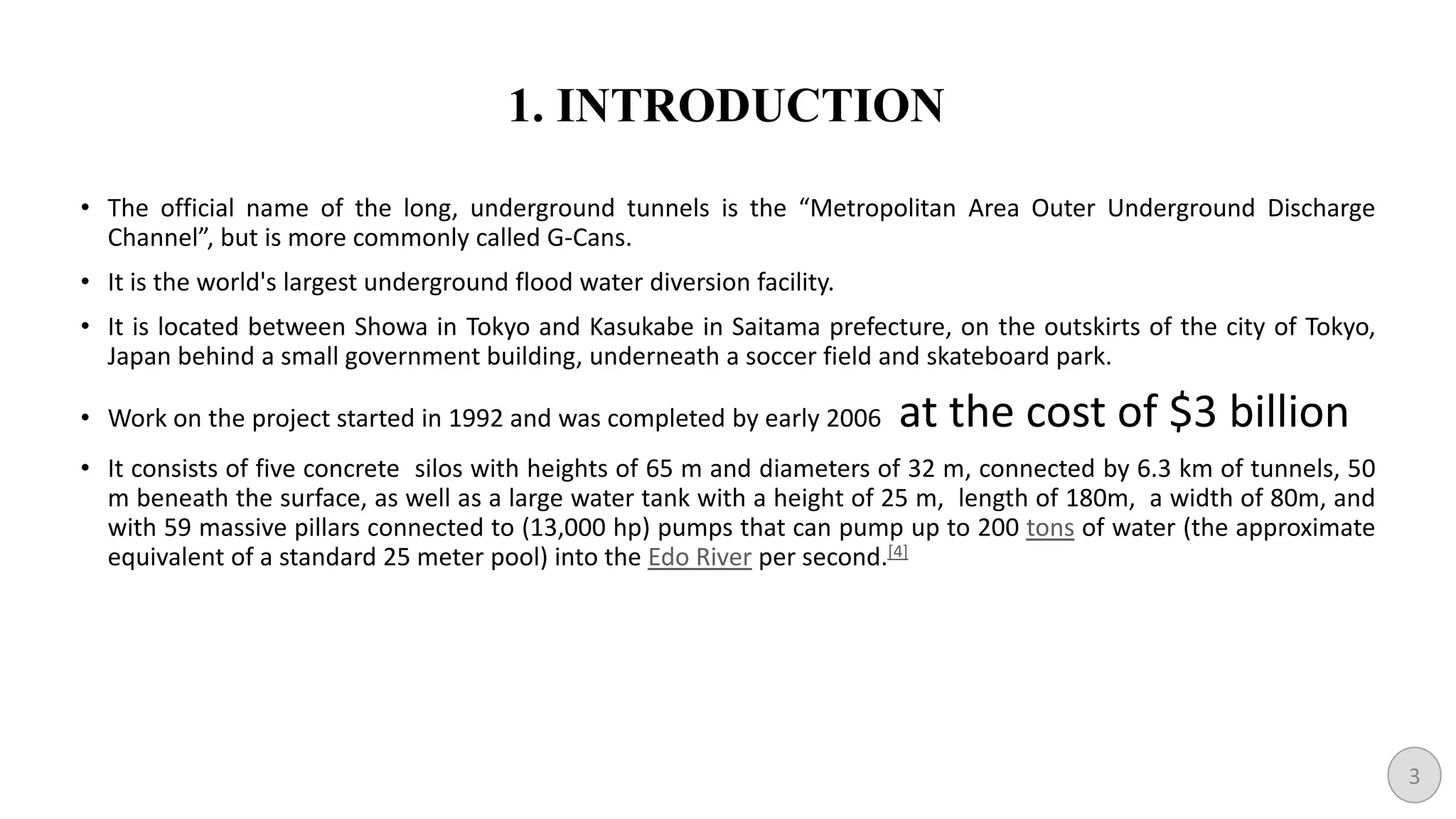 Civil engineering Seminar on G cans project japan. | PPTX