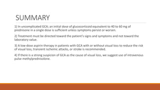GCA treatment | PPT