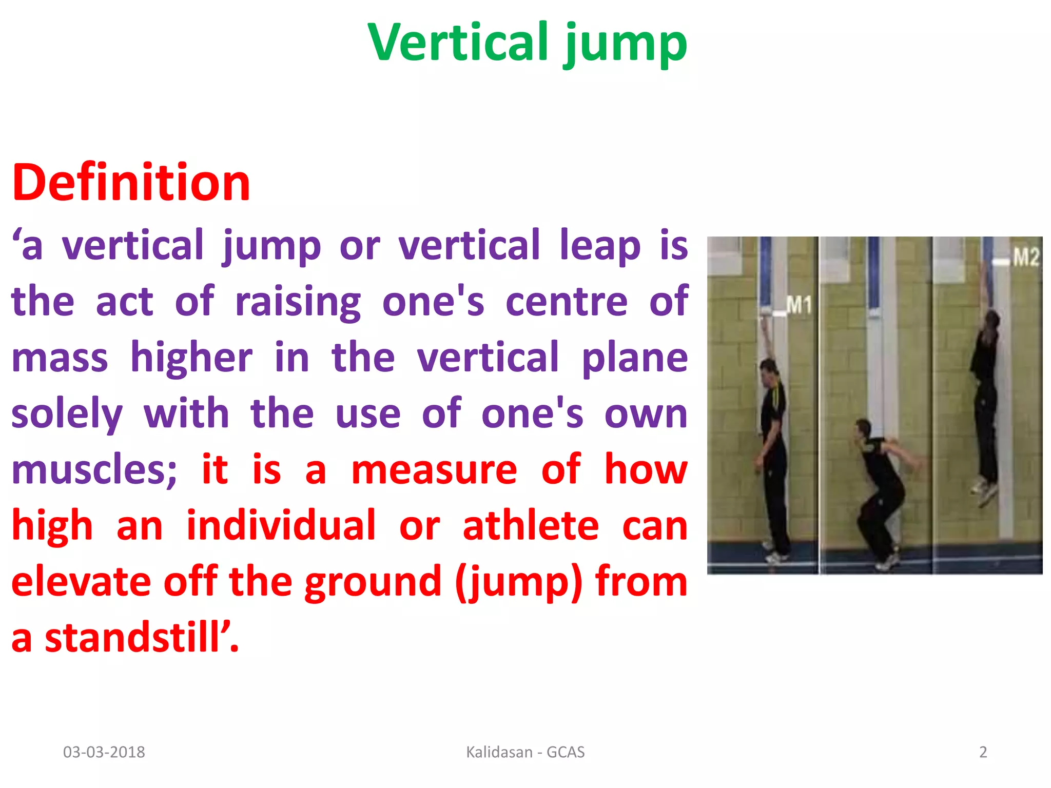 A PRELIMINARY ANALYSIS OF STANDARD AND NEWLY DESIGNED VERTICAL JUMPING ...