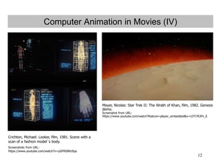 History of Computer Art V, Computer Animation | PPTX | Computer ...