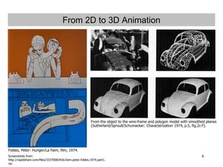 History of Computer Art V, Computer Animation | PPTX | Computer ...
