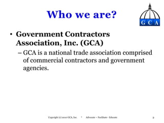 Government Contractors Association | PPTX