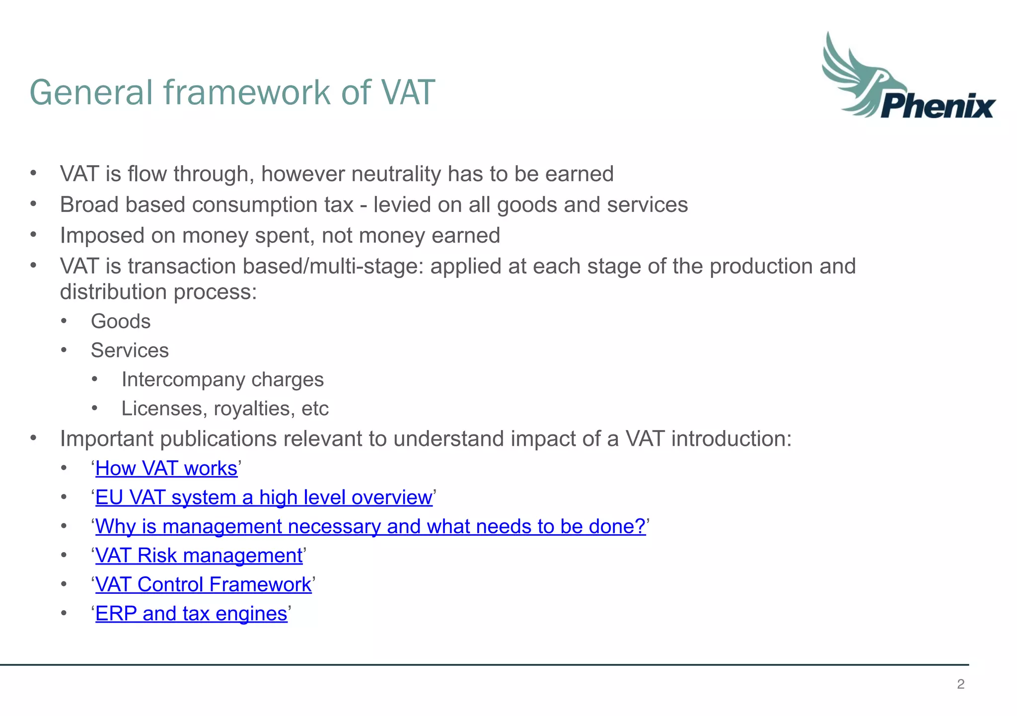 VAT readiness - intro new VAT system | PPT