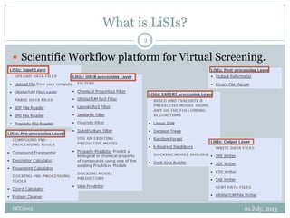 GCC2013 LiSIs Lightning Talk | PPTX | Biological Sciences | Science