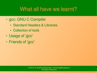 gcc and friends | PDF