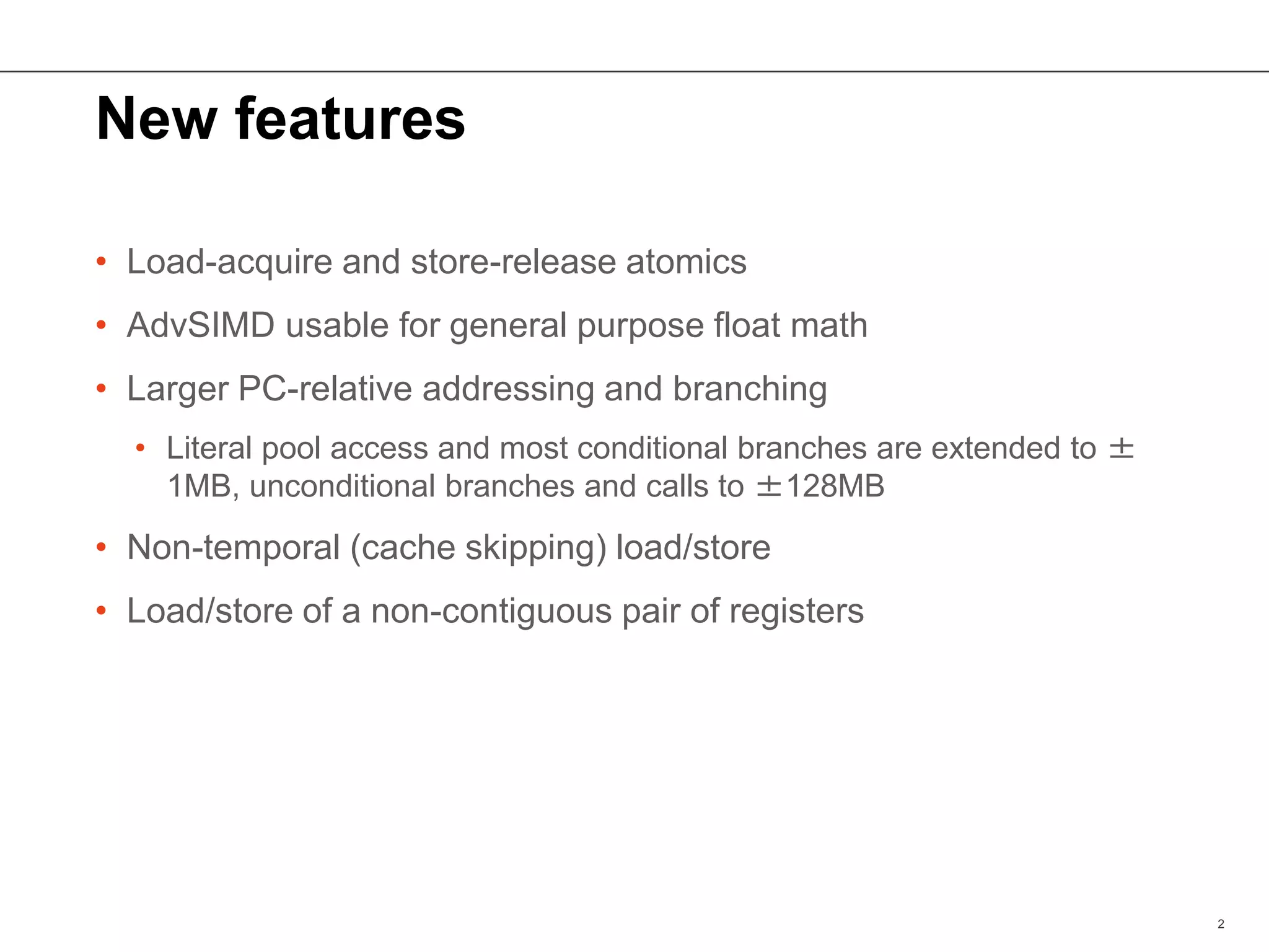 GCC for ARMv8 Aarch64 | PPT