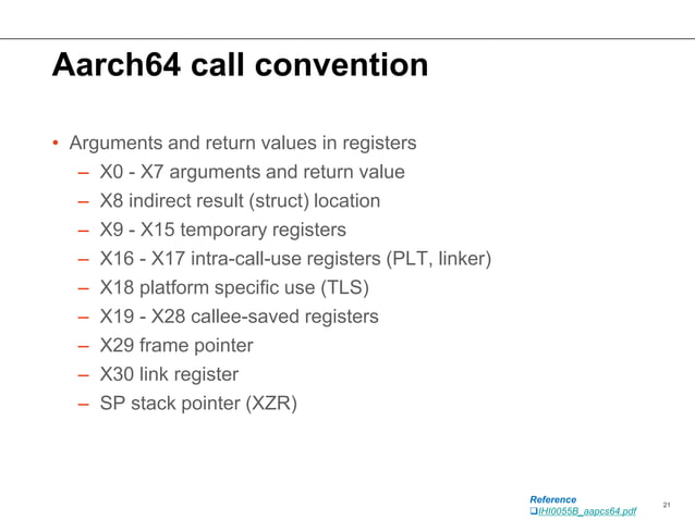 Gcc For Armv8 Aarch64 Ppt