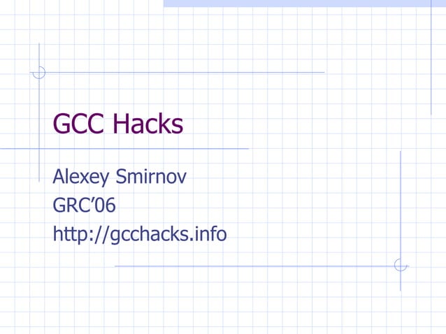 Gem Gnu C Compiler Extensions Framework Ppt Programming Languages