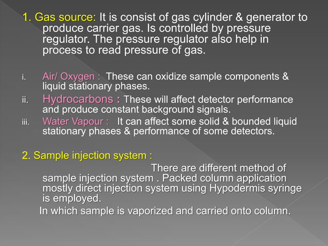 Gas Chromatography (GC) | PPT