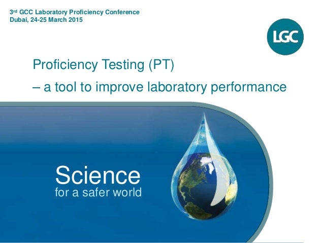 Proficiency Testing (PT) – a tool to improve laboratory performance