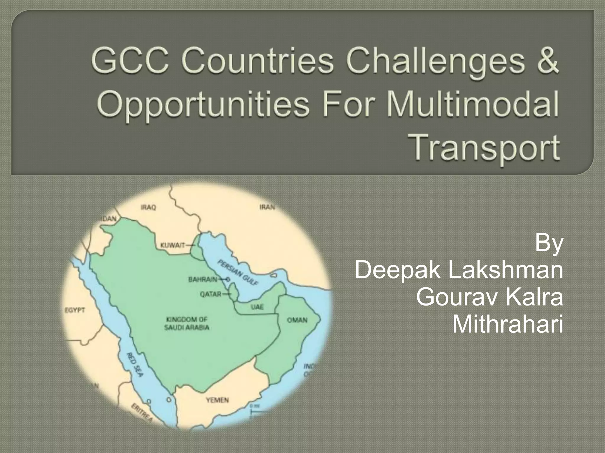 GCC Multimodal Transport | PPTX