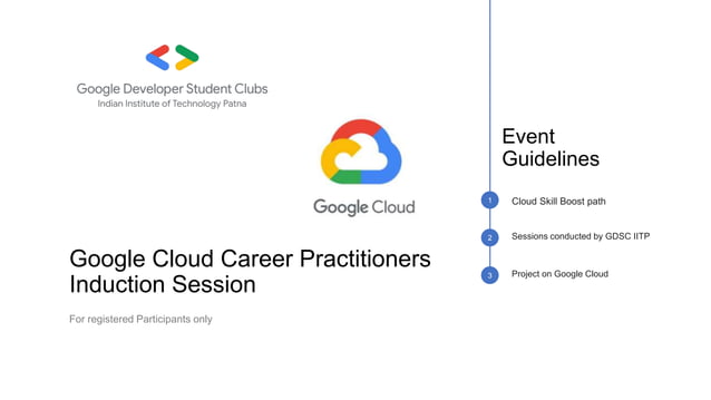 GCCP Induction Session | PPT