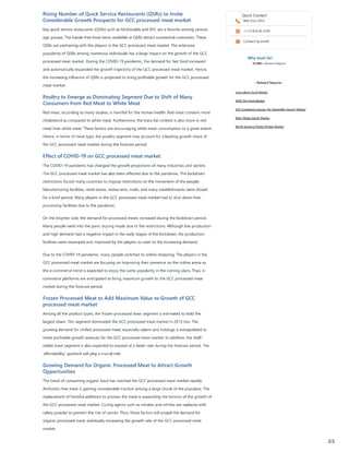 GCC Processed Meat Market Forecast 2024 | PDF